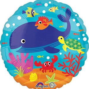 18'' Sea Creatures Balloons| Under the Sea Balloons| Sea Balloons| Sea ...