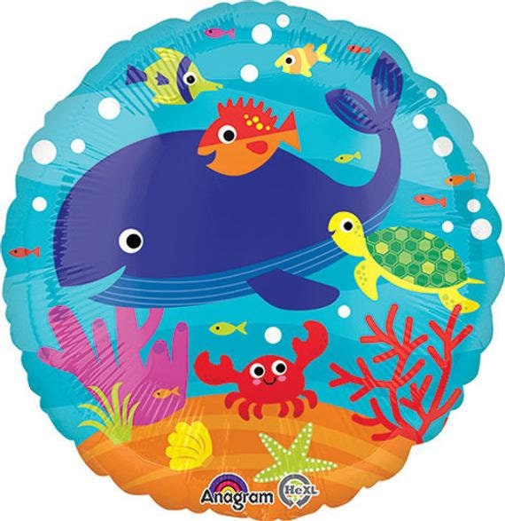 18'' Sea Creatures Balloons| Under the Sea Balloons| Sea Balloons| Sea ...