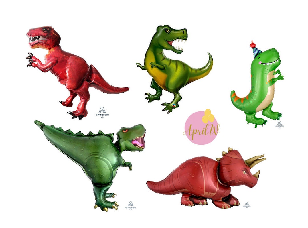 42'' Tyrannosaurus Balloon| 34'' Birthday Dinosaur Balloon| 42 ...