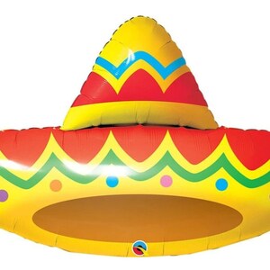 41'' FIESTA SOMBRERO BALLOON| Fiesta Cowboy Boots Balloon| Cactus ...
