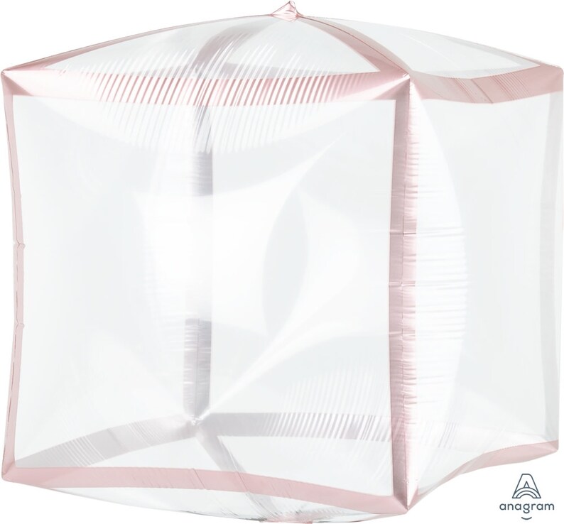 15'' Gold Cube Balloon Red Cube Balloon Pink Cube - Etsy