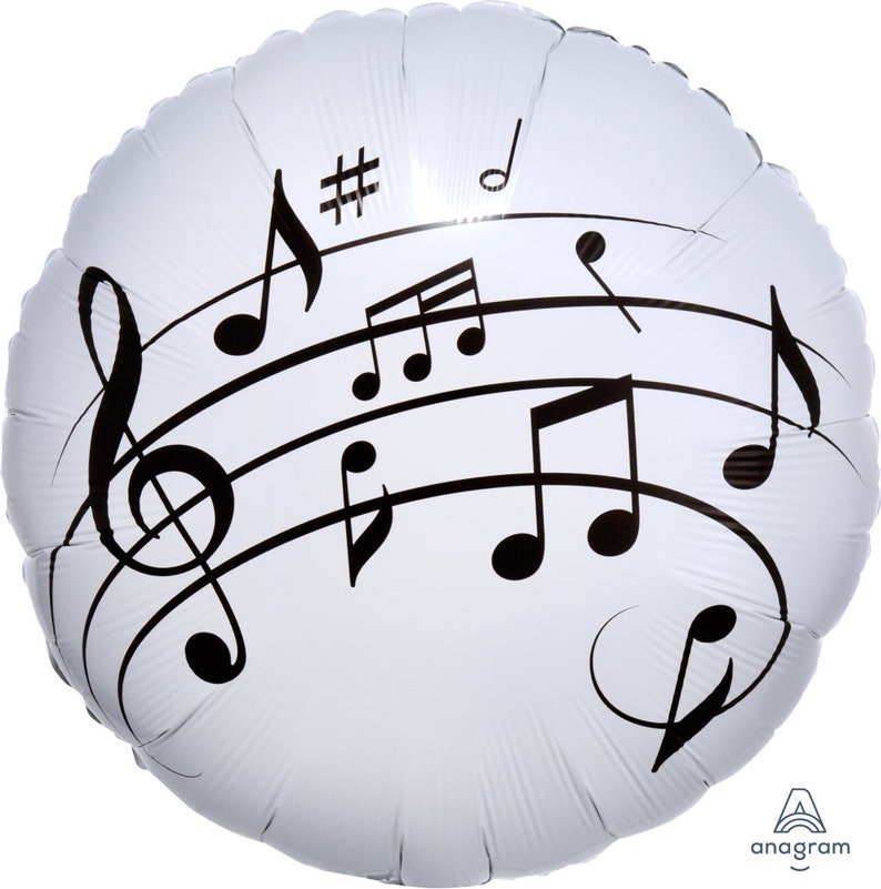 40'' JUMBO MUSIC Note Balloon|pink Foil Shape Music Note| Music Note ...