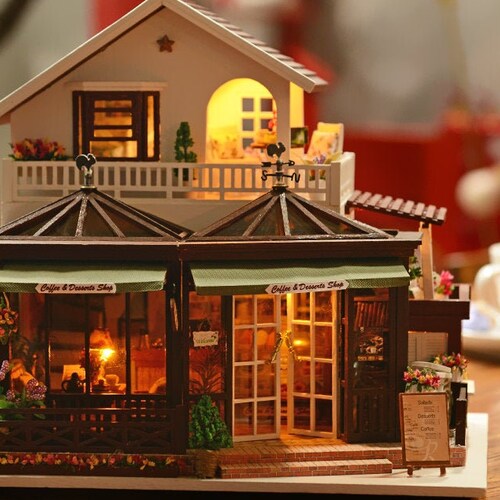 DIY Music Studio Miniature Doll House Kit 1:24 With Light - Etsy