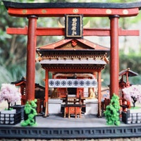 Handmade Traditional Japanese Shinto Altar | One-shrine Kamidana With ...