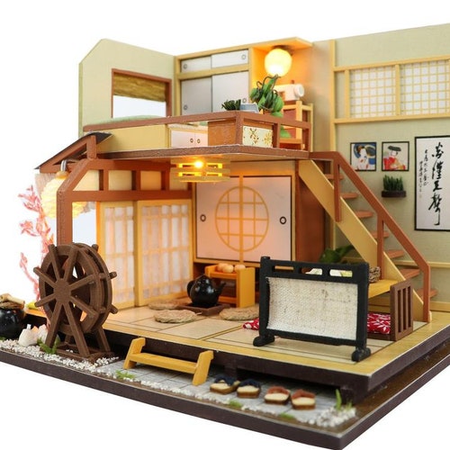 DIY Japanese Traditional Style Wooden Miniature Doll House Kit - Etsy