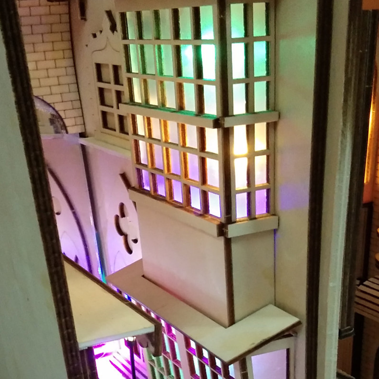 European Alley Book Nook Book Shelf Insert Bookcase With - Etsy