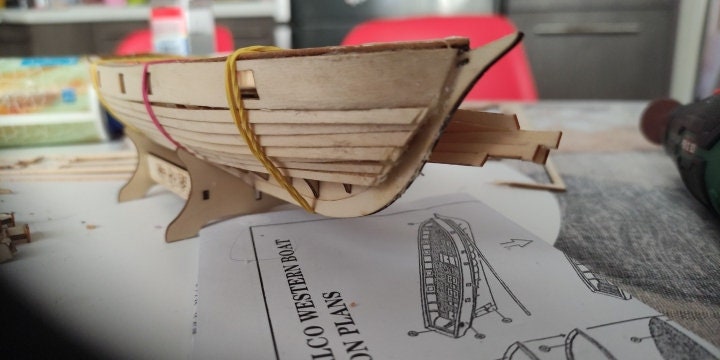 DIY Wooden Pirate Ship Model Kit - 1:100 Scale With Assembly ...