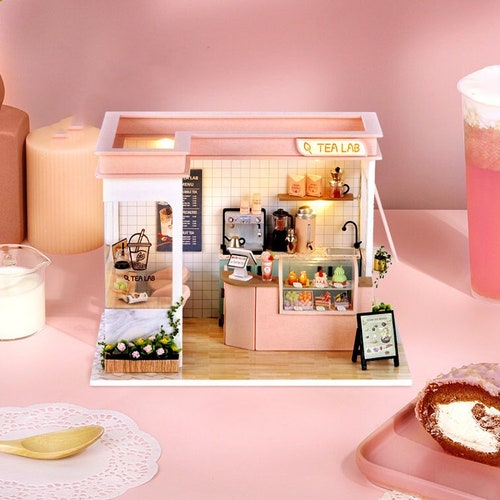DIY Music Studio Miniature Doll House Kit 1:24 With Light - Etsy