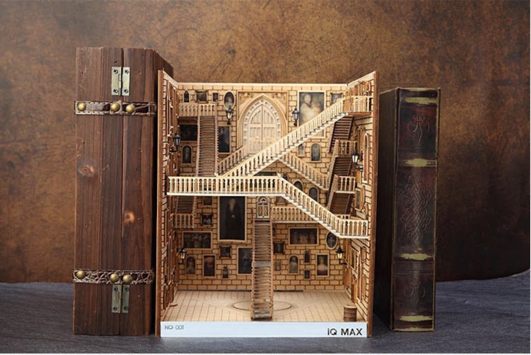 Alley Book Nook - Book Shelf Insert - Bookcase With Light Model ...