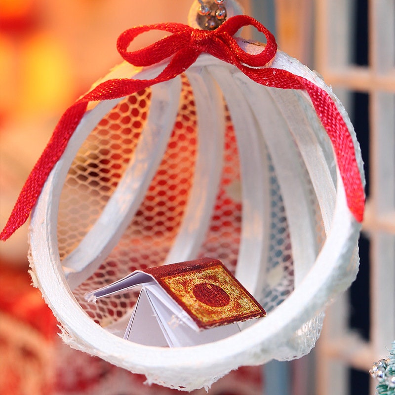 DIY Christmas Miniature Doll House Kit 1:24 Glass Garden | Etsy