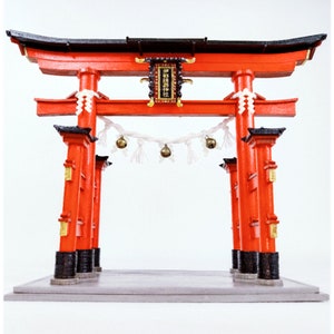 DIY Torri Gate Japanese Wooden Miniature Kit || Adult Craft Gift Decor ...