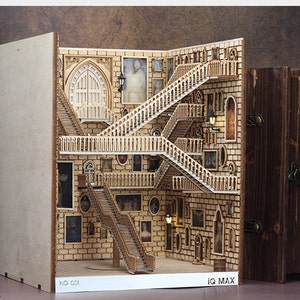 Alley Book Nook - Book Shelf Insert - Bookcase With Light Model ...