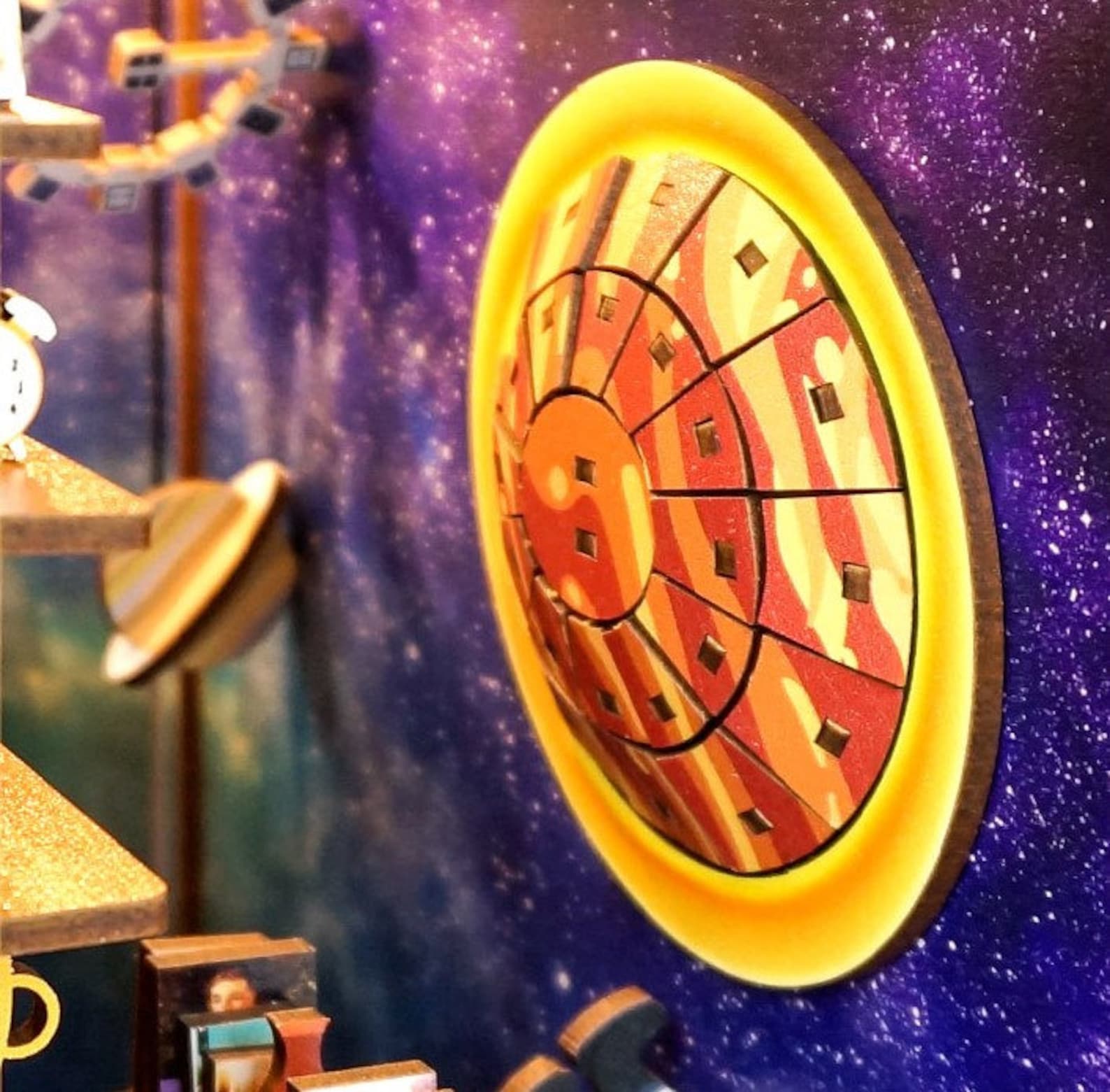 Interstellar Universe Book Nook Book Shelf Insert for Gifts | Etsy