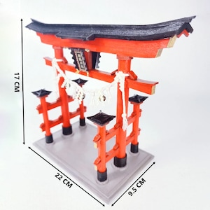 DIY Torri Gate Japanese Wooden Miniature Kit || Adult Craft Gift Decor ...
