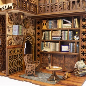 Bookstore Book Nook - Book Shelf Insert - Bookcase With Light Model ...