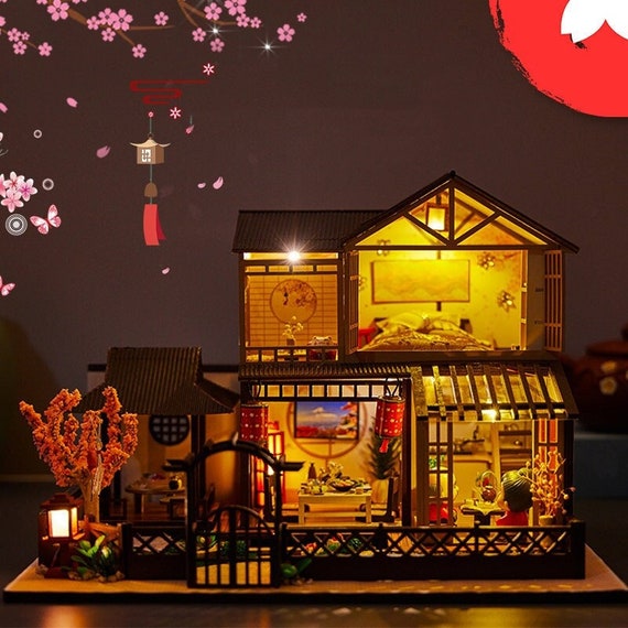 DIY Japanese Traditional House Wooden Miniature Doll House DIY Japanese Traditional House Wooden Miniature Doll House