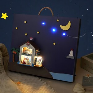 DIY Miniature Wall Art Kit || Picture Frame Gift Kit for Kids Bedroom ...