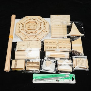 DIY Chinese Ancient Pavilion Wooden Miniature Doll House Kit || Adult ...