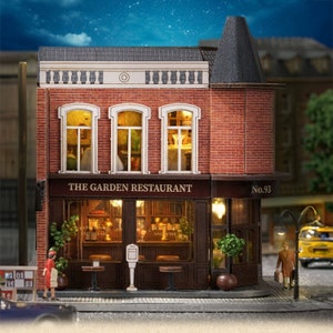 London Town Miniature Dollhouse Kit | DIY Adult Craft Project - Etsy