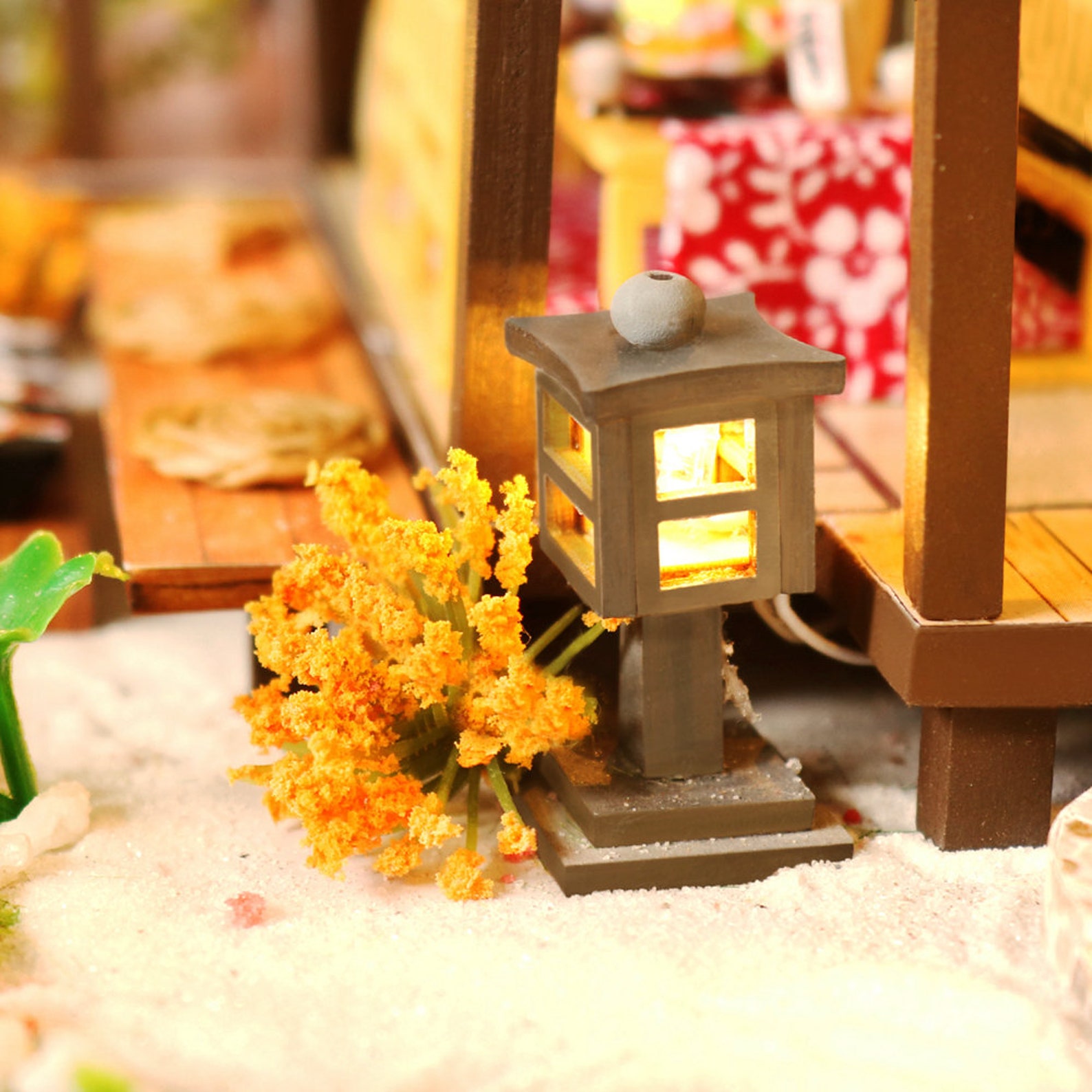 Diy Japanese Traditional Style Wooden Miniature Doll House Kit Etsy