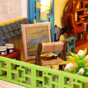 DIY Chinese Villa Wooden Miniature Doll House Kit || Large Scale With ...