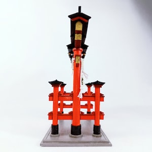 DIY Torri Gate Japanese Wooden Miniature Kit || Adult Craft Gift Decor ...