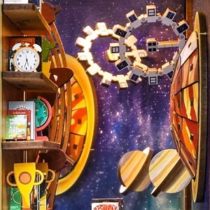 Interstellar Universe Book Nook - Book Shelf Insert for Gifts ...