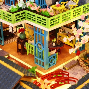 DIY Chinese Villa Wooden Miniature Doll House Kit || Large Scale With ...