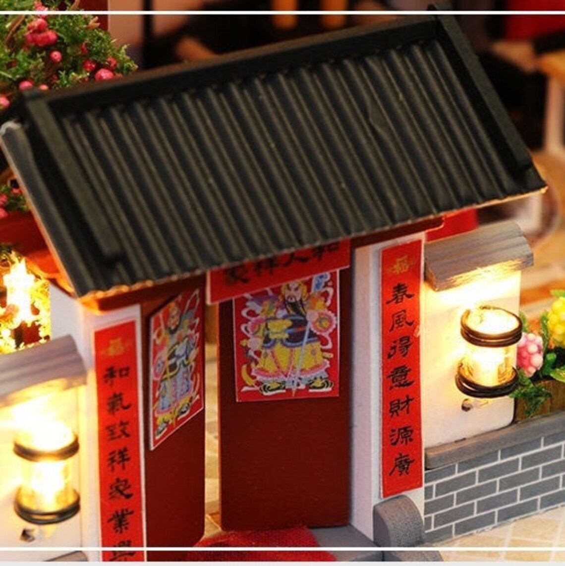 DIY Chinese Traditional Miniature Doll House Kit 1:24 Scale | Etsy