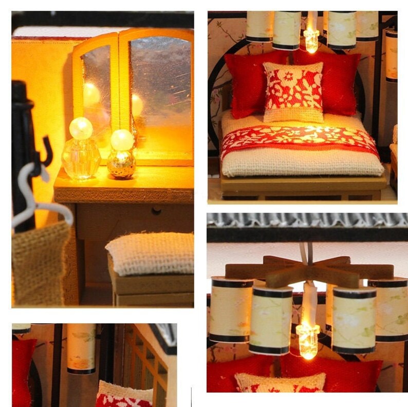 DIY Chinese Traditional Miniature Doll House Kit 1:24 Scale - Etsy