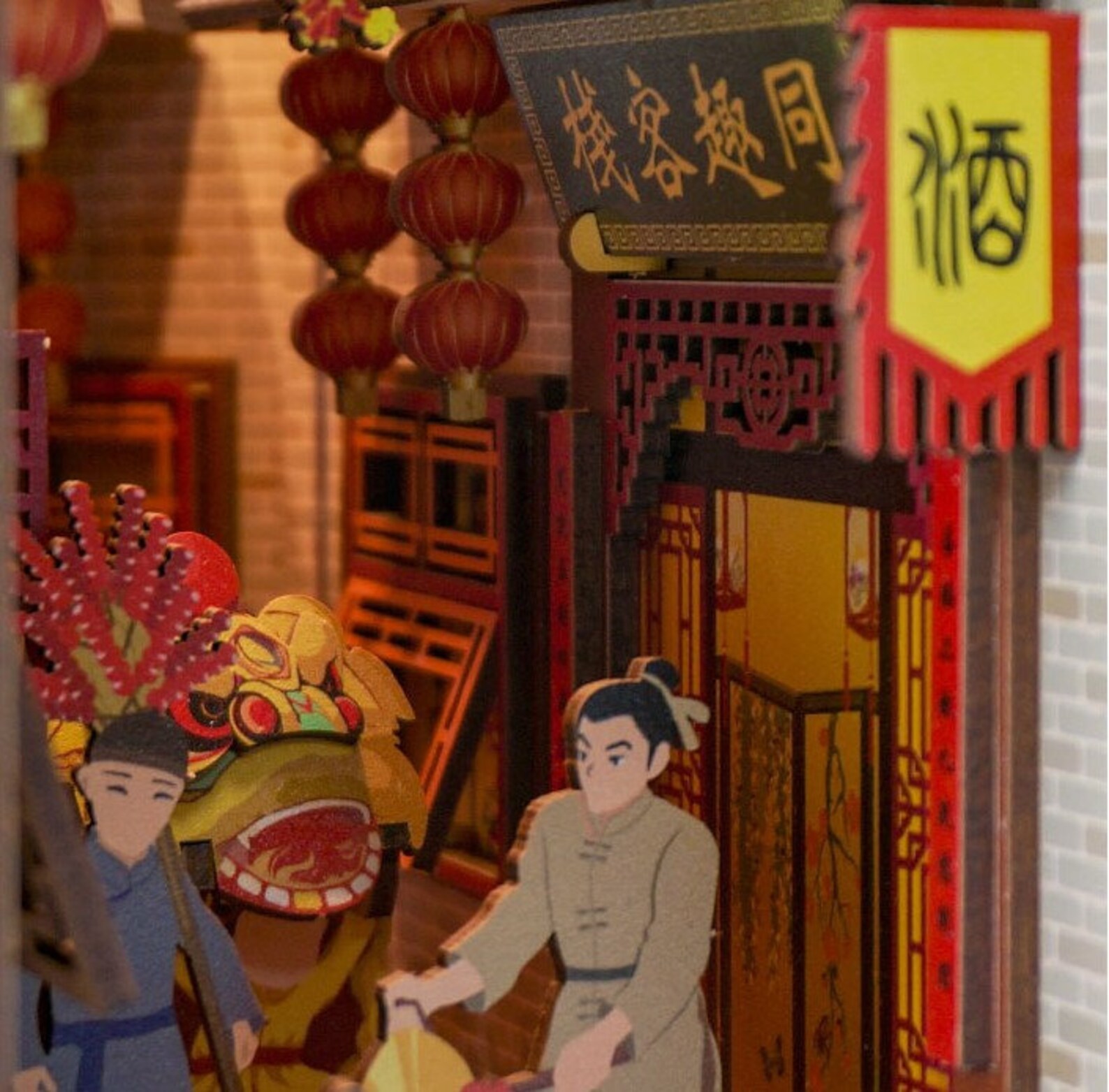 China Town Book Nook - Book Shelf Insert - Bookcase With Light Model ...