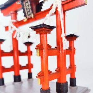 DIY Torri Gate Japanese Wooden Miniature Kit || Adult Craft Gift Decor ...