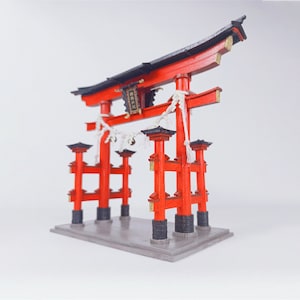 DIY Torri Gate Japanese Wooden Miniature Kit || Adult Craft Gift Decor ...
