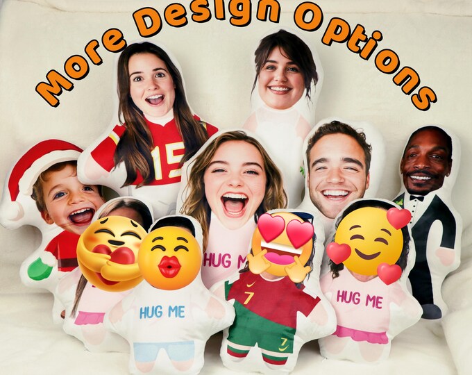 Personalized Photo DIY Humanoid Cushion Couple Toys Dolls Stuffed ...