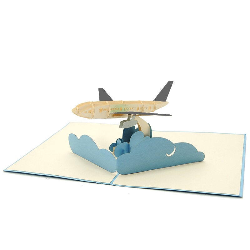 Airplane Card - Etsy