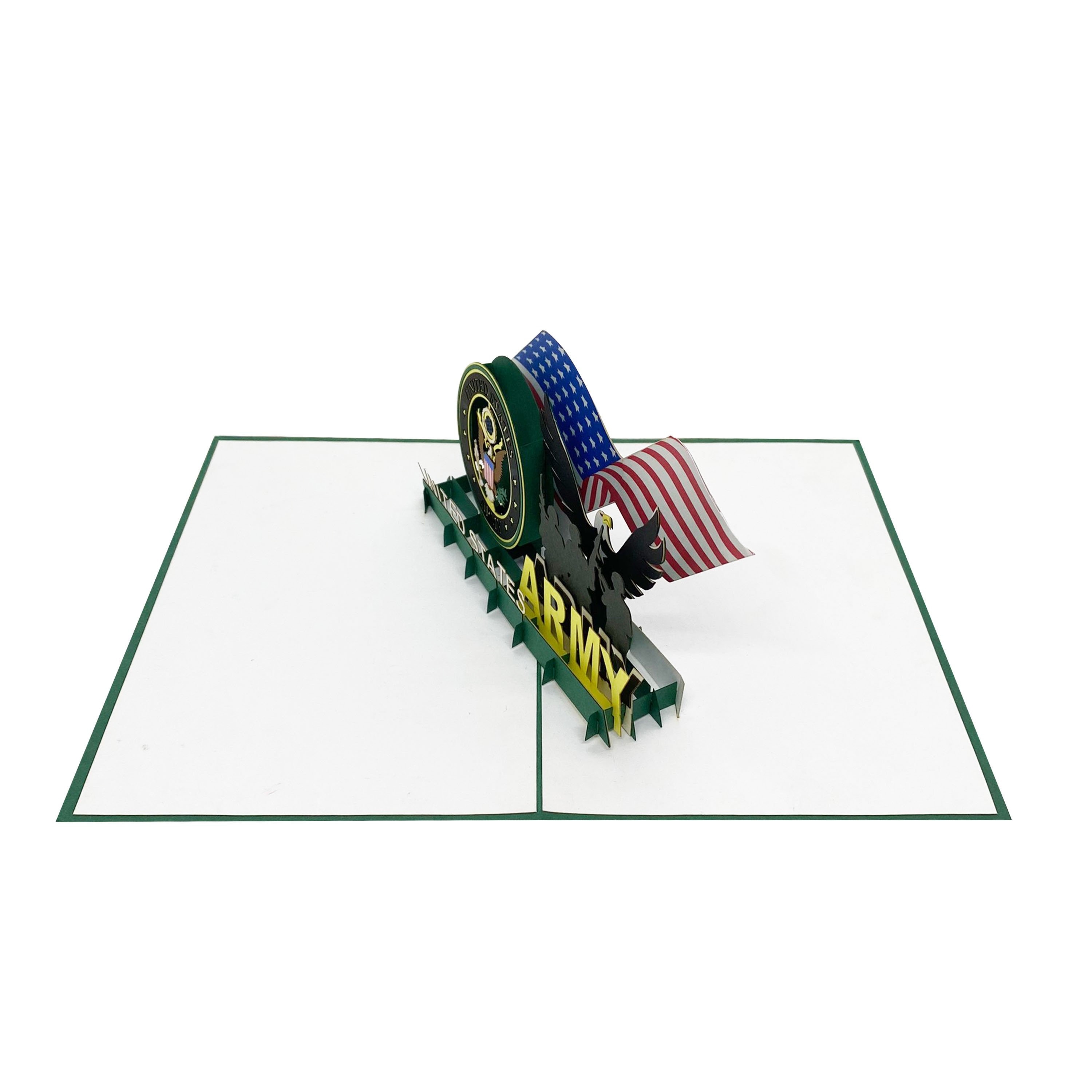 United States Army Pop up 3d Card/ Military Retirement Card/ Army ...