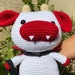 Halloween Vampire Crochet Cow Plushie - Etsy