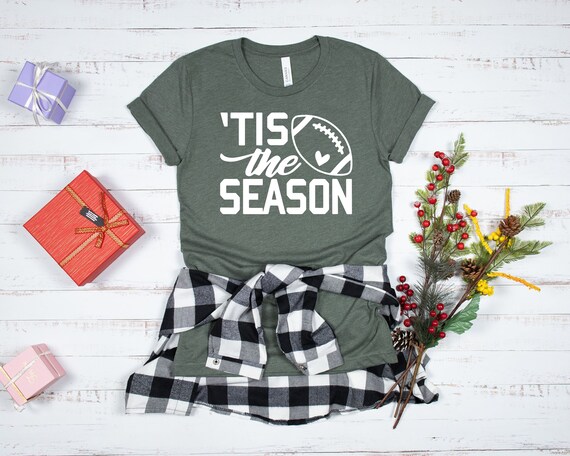Football Shirts Football Tis the Season Shirt Gift for Game | Etsy