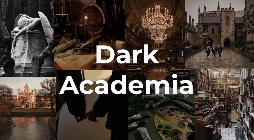 Dark Academia Photo Collage - Etsy