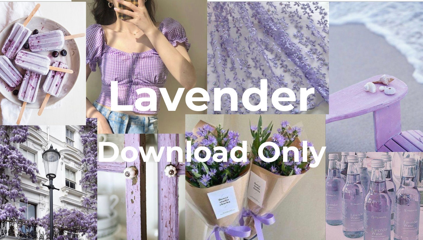 Lavender Collage Digital Download - Etsy