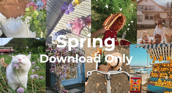 Spring Collage Digital Download - Etsy