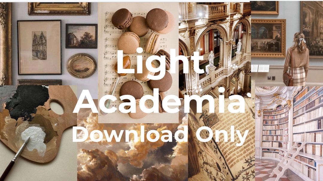 Light Academia Collage Digital Download - Etsy