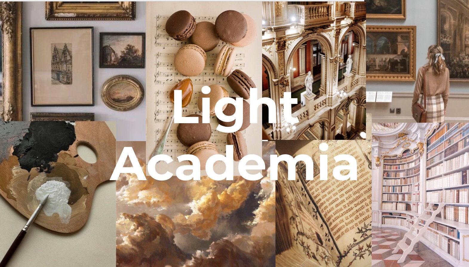 Light Academia Photo Collage - Etsy