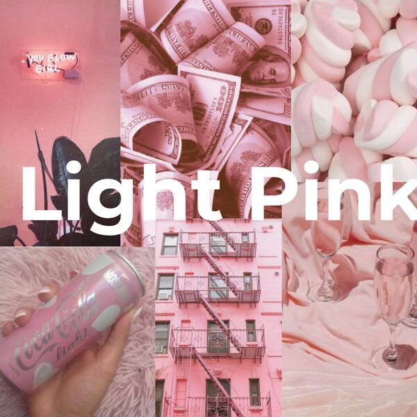 Pink Photo Collage - Etsy