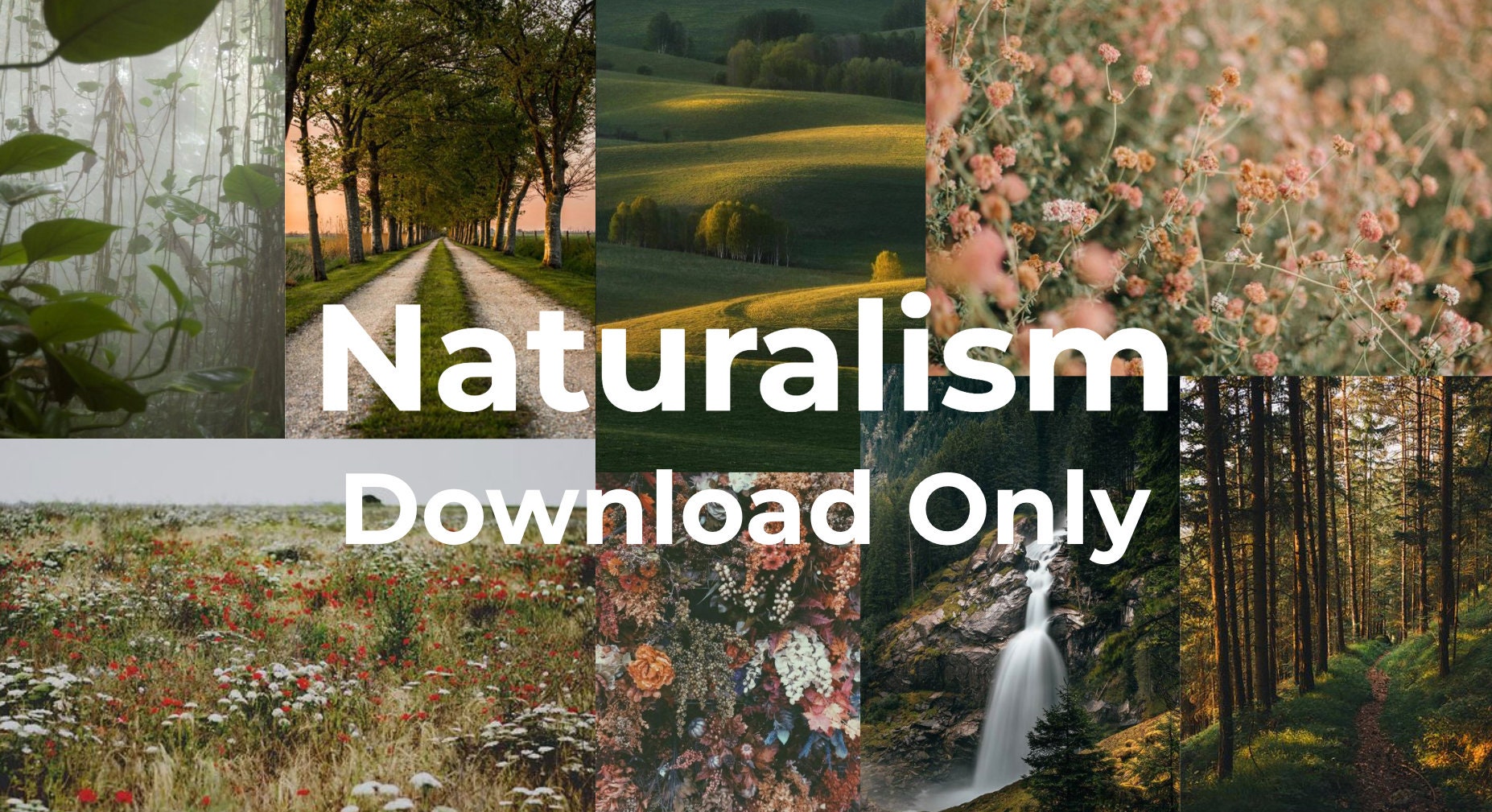 Naturalism Collage Digital Download - Etsy