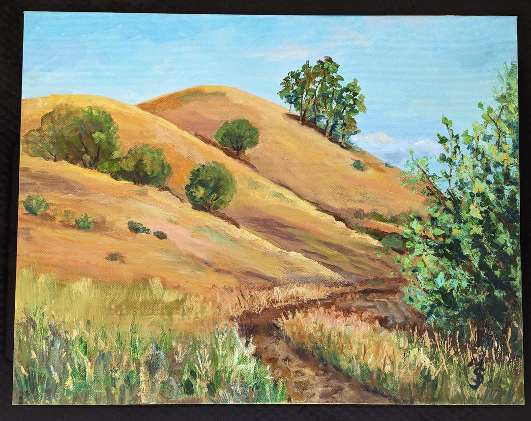 California Landscape Painting Original Painting oil on - Etsy