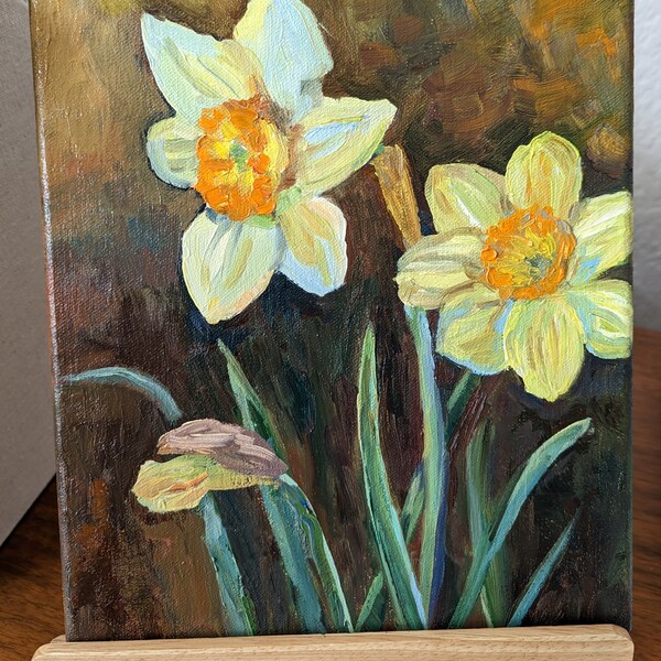 Daffodil Painting - Etsy