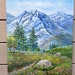 Mountains Spring Landscape, Landscape Painting, Original Painting, Oil ...