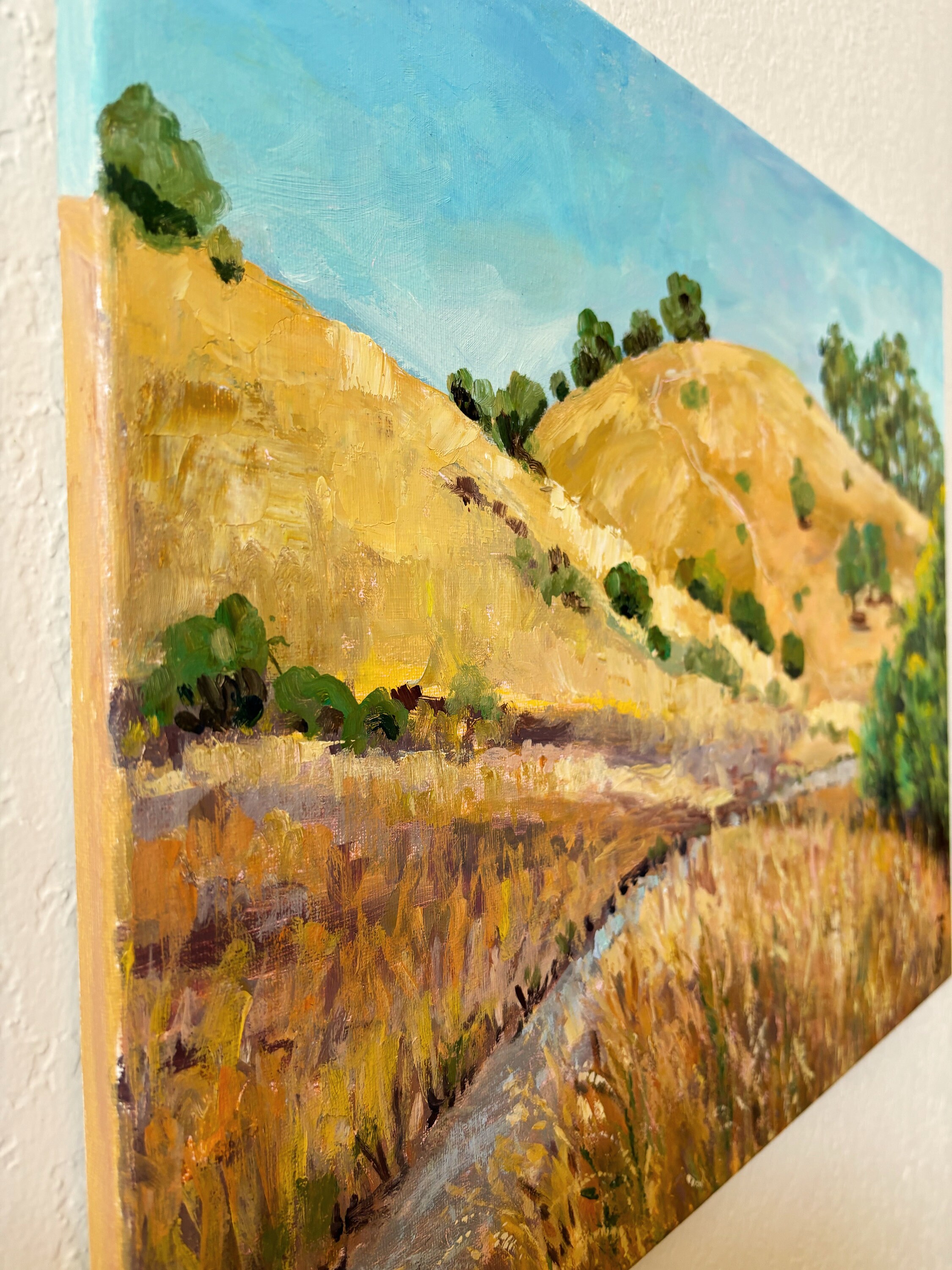 California Landscape Painting, Original Oil Painting on Stretched ...