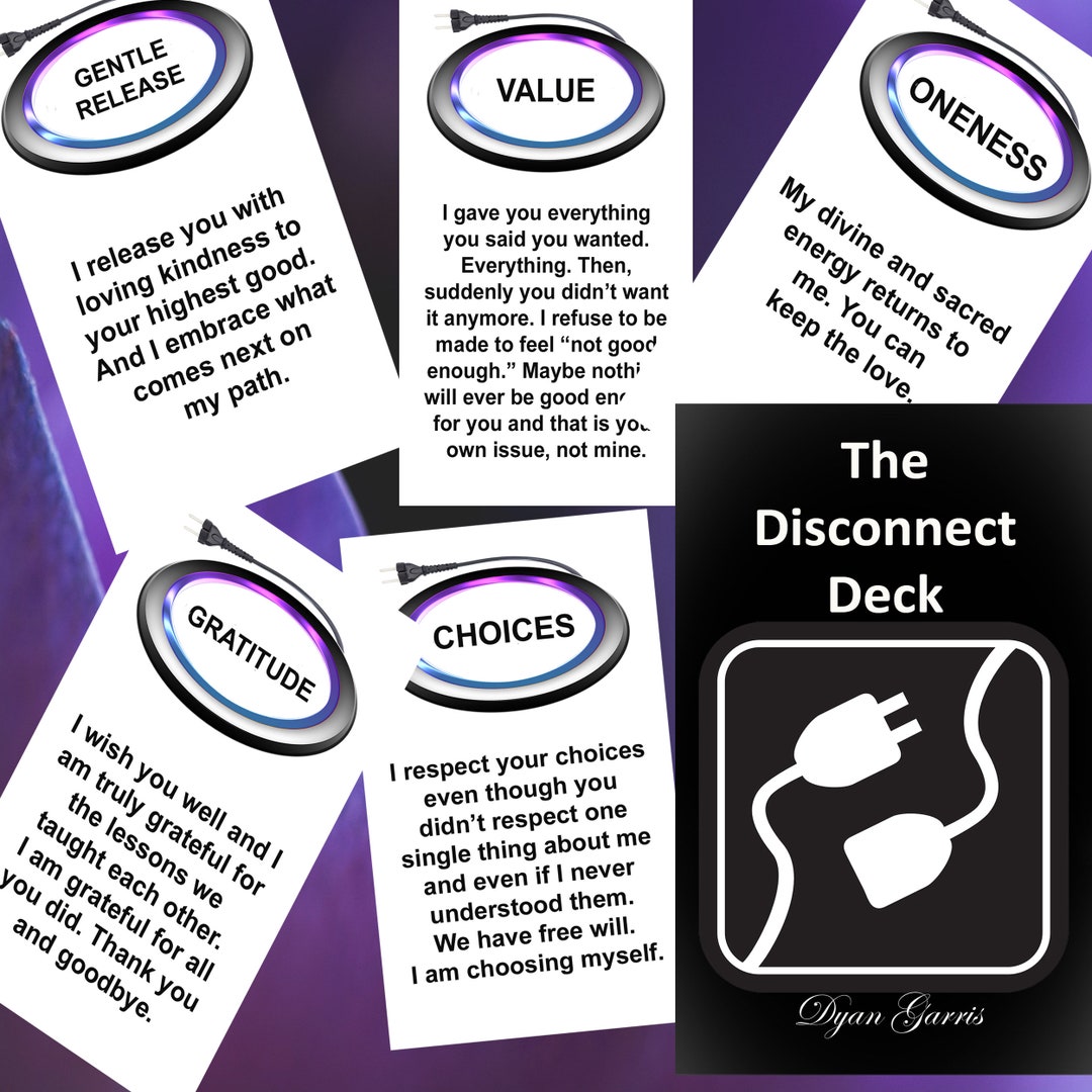 The Disconnect Deck Oracle Deck for Disconnecting From Twin Flame ...